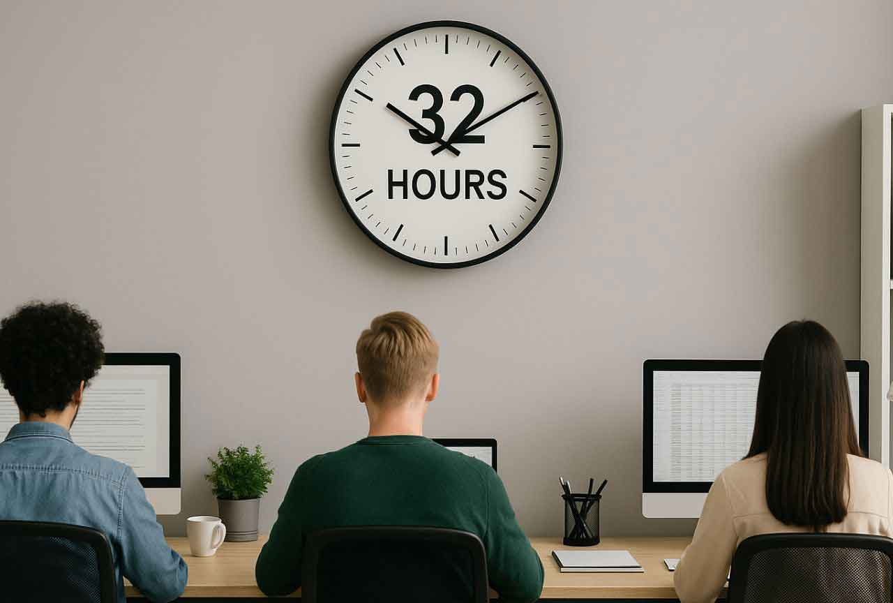 Is the 32 Hour Work Week the Future? Benefits, Challenges, & Trends