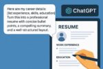 ChatGPT as My Free Resume Builder: Here's How I Use It