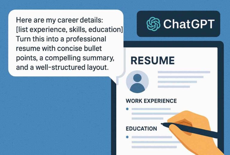 ChatGPT as My Free Resume Builder: Here's How I Use It